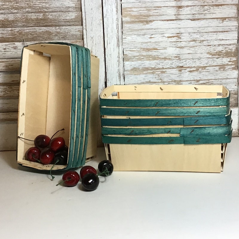 Wood Berry Baskets - Etsy
