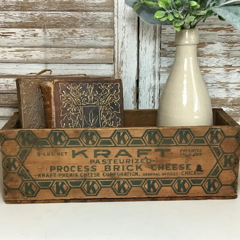 Vintage Cheese Box - Etsy
