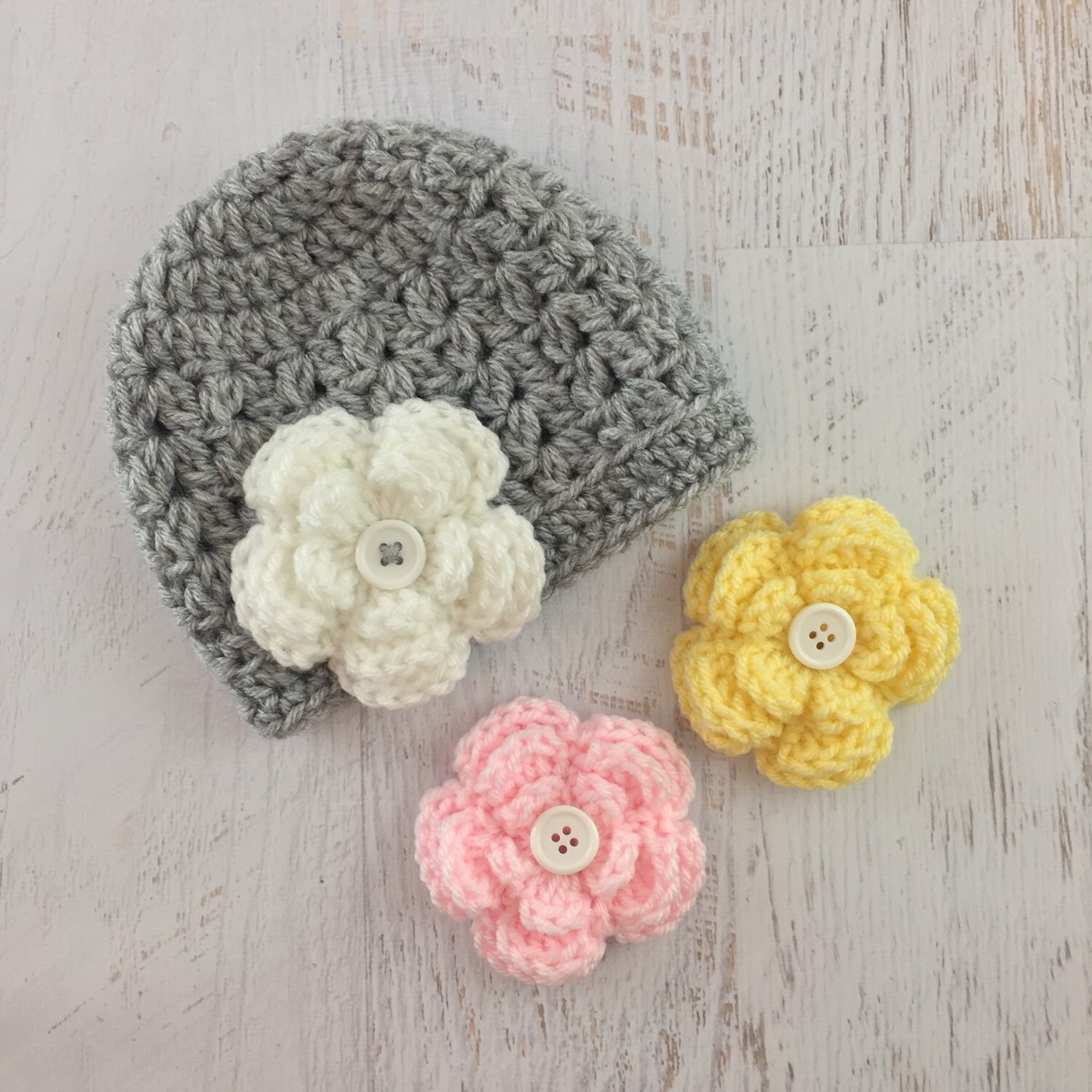 Baby Girl Flower Hats