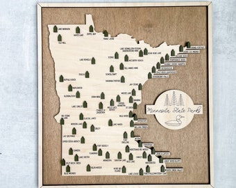 Minnesota State Park Checklist Minnesota State Park Map Minnesota State ...