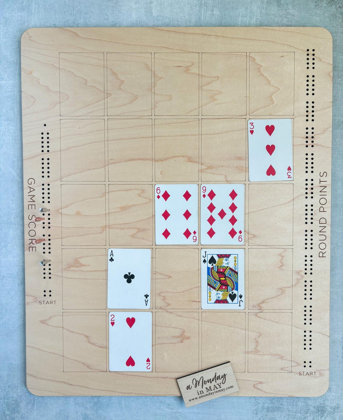 Cross Cribbage Board - Etsy