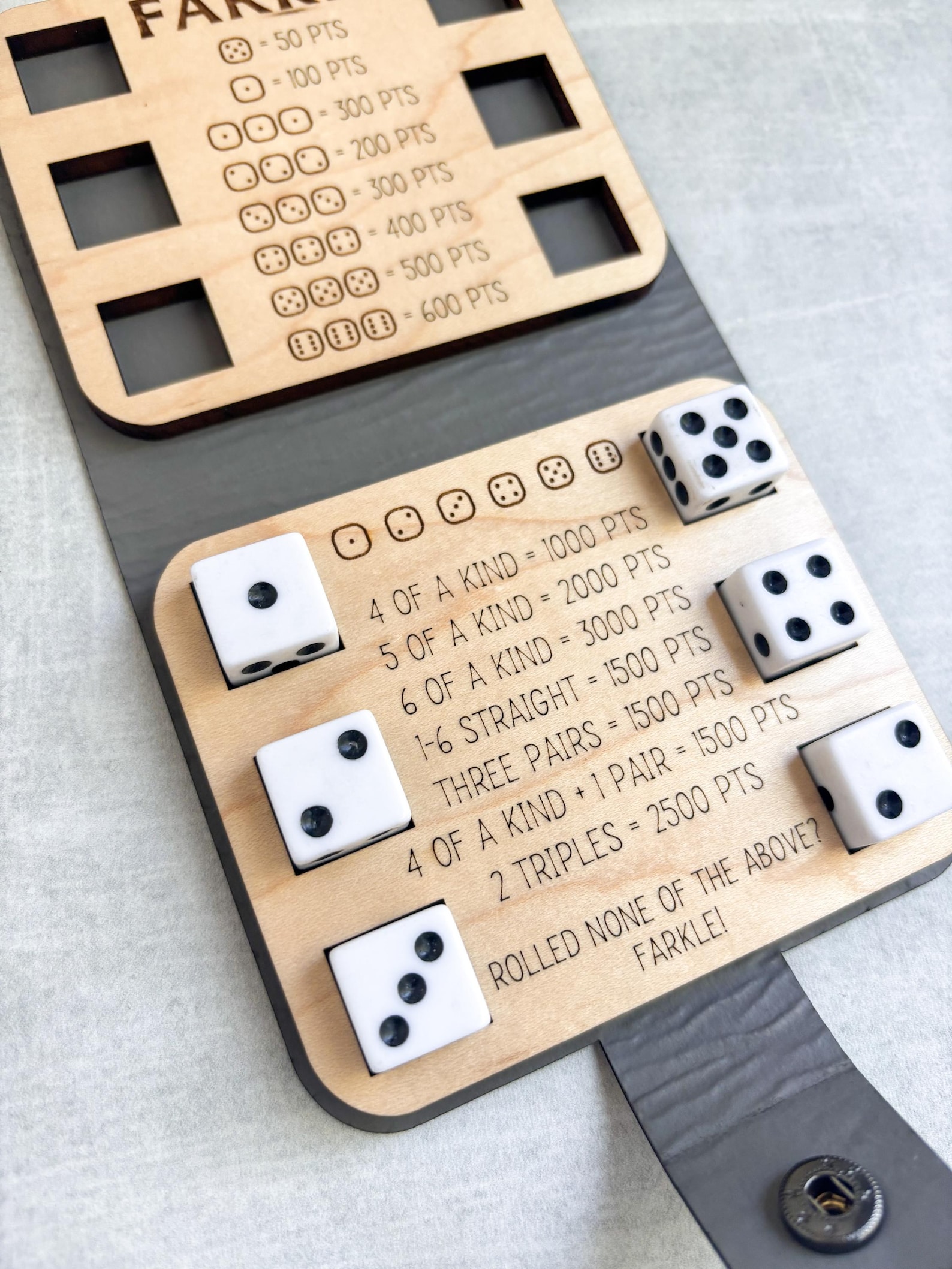 Travel Size Farkle, Mini Farkle, Family Game Night - Etsy