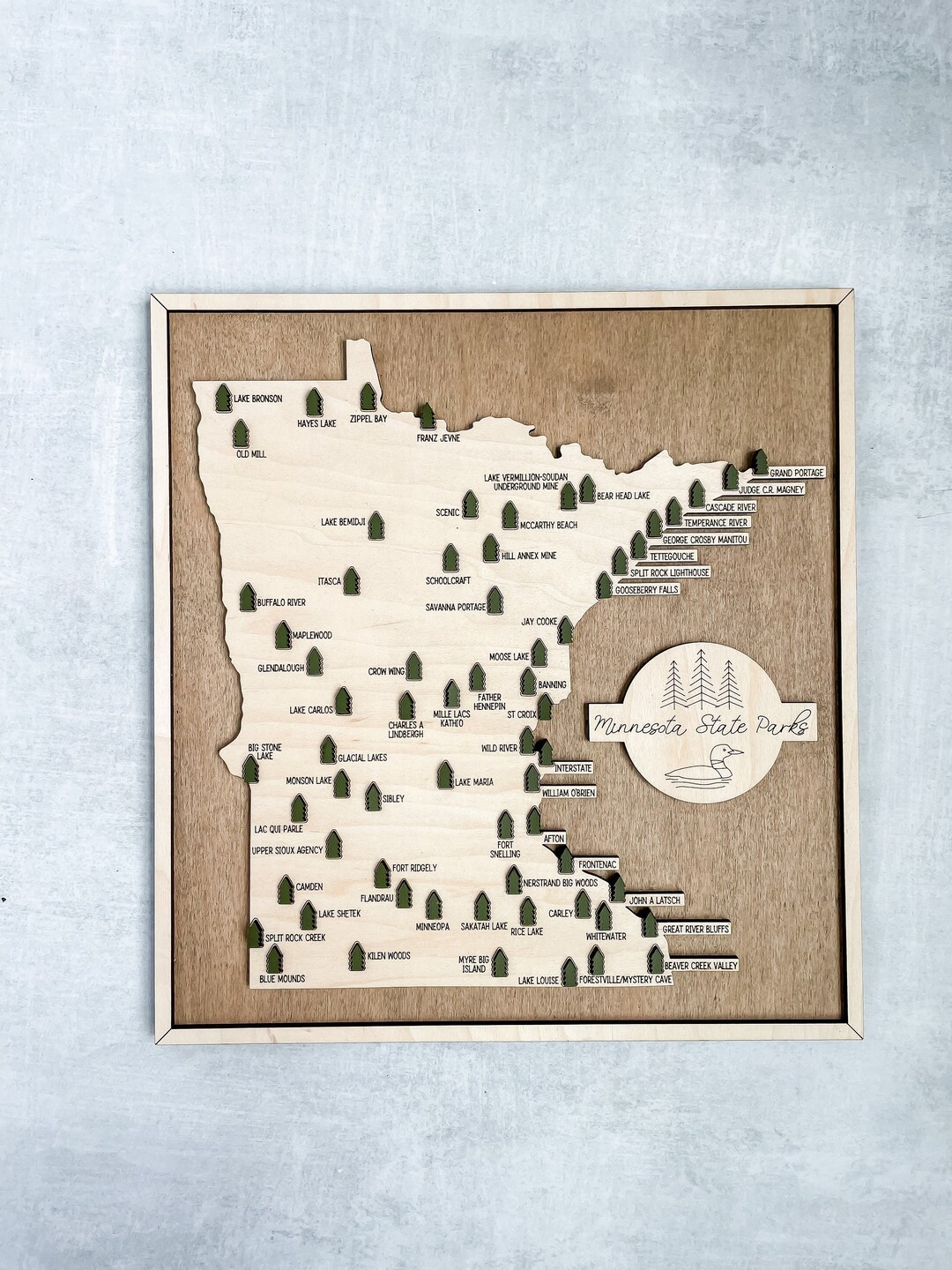 Minnesota State Park Map | State Parks Tracker | Family Adventure Map ...