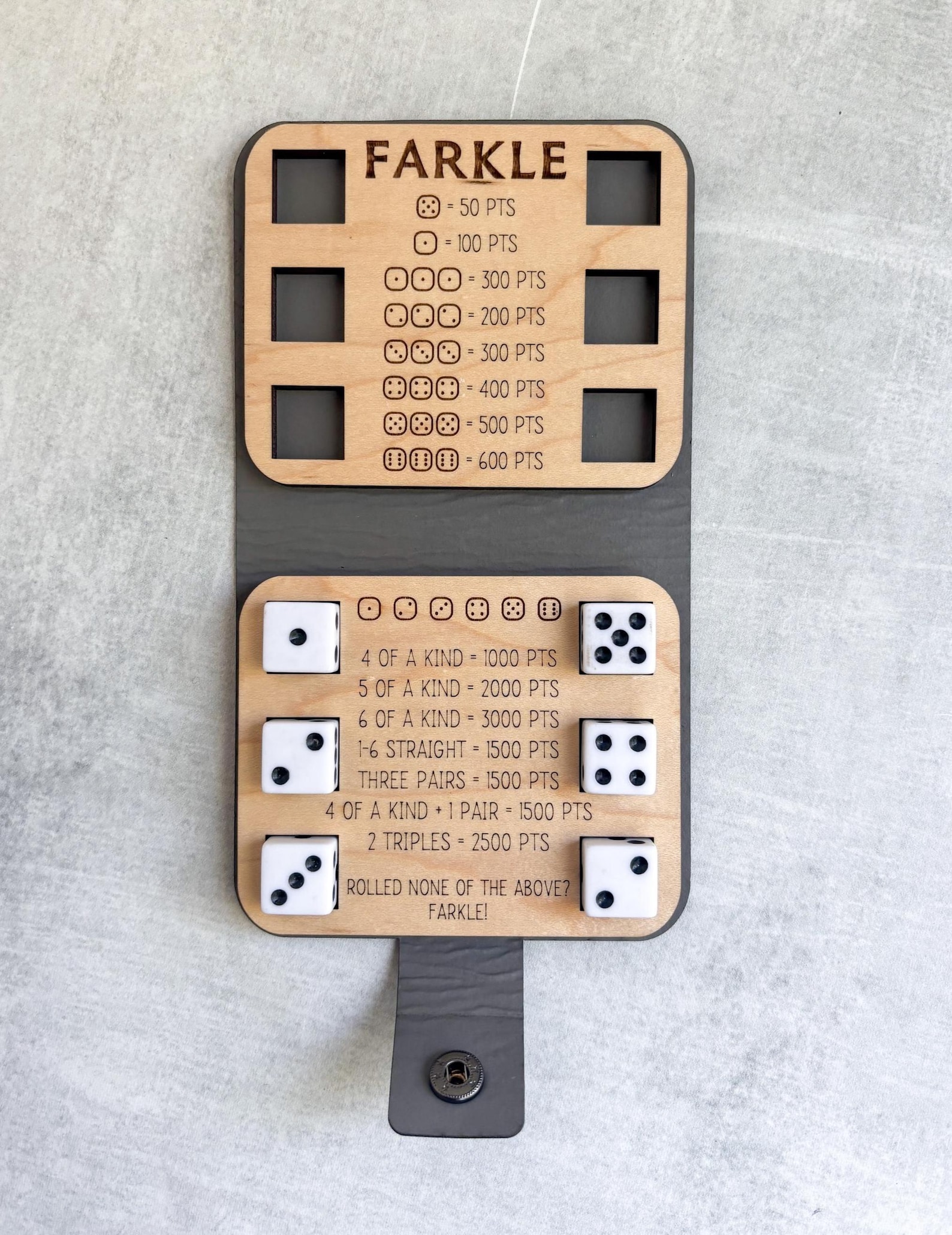 Travel Size Farkle, Mini Farkle, Family Game Night - Etsy