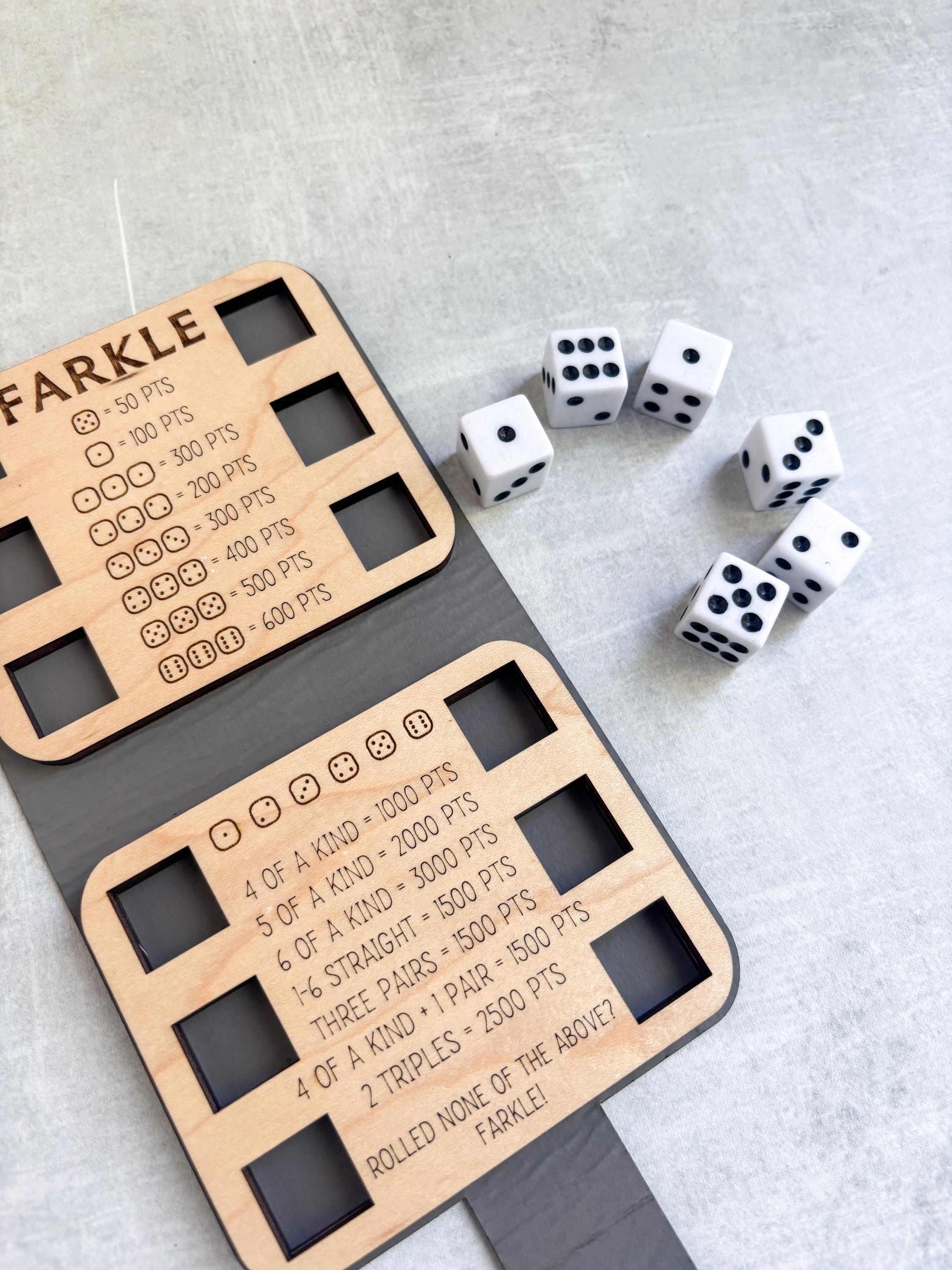 Travel Size Farkle, Mini Farkle, Family Game Night - Etsy