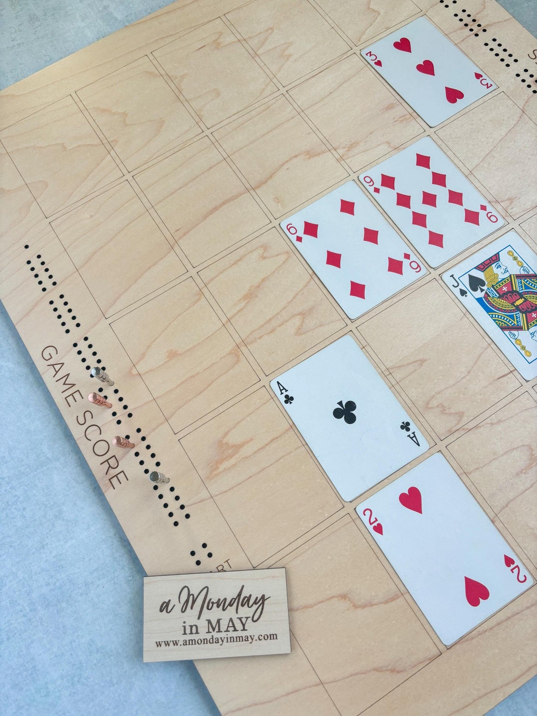 Cross Cribbage Game Board - Etsy