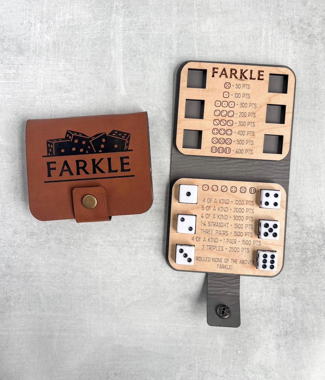 Travel Size Farkle, Mini Farkle, Family Game Night - Etsy