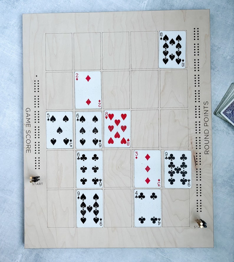 Cross Cribbage Game Board - Etsy
