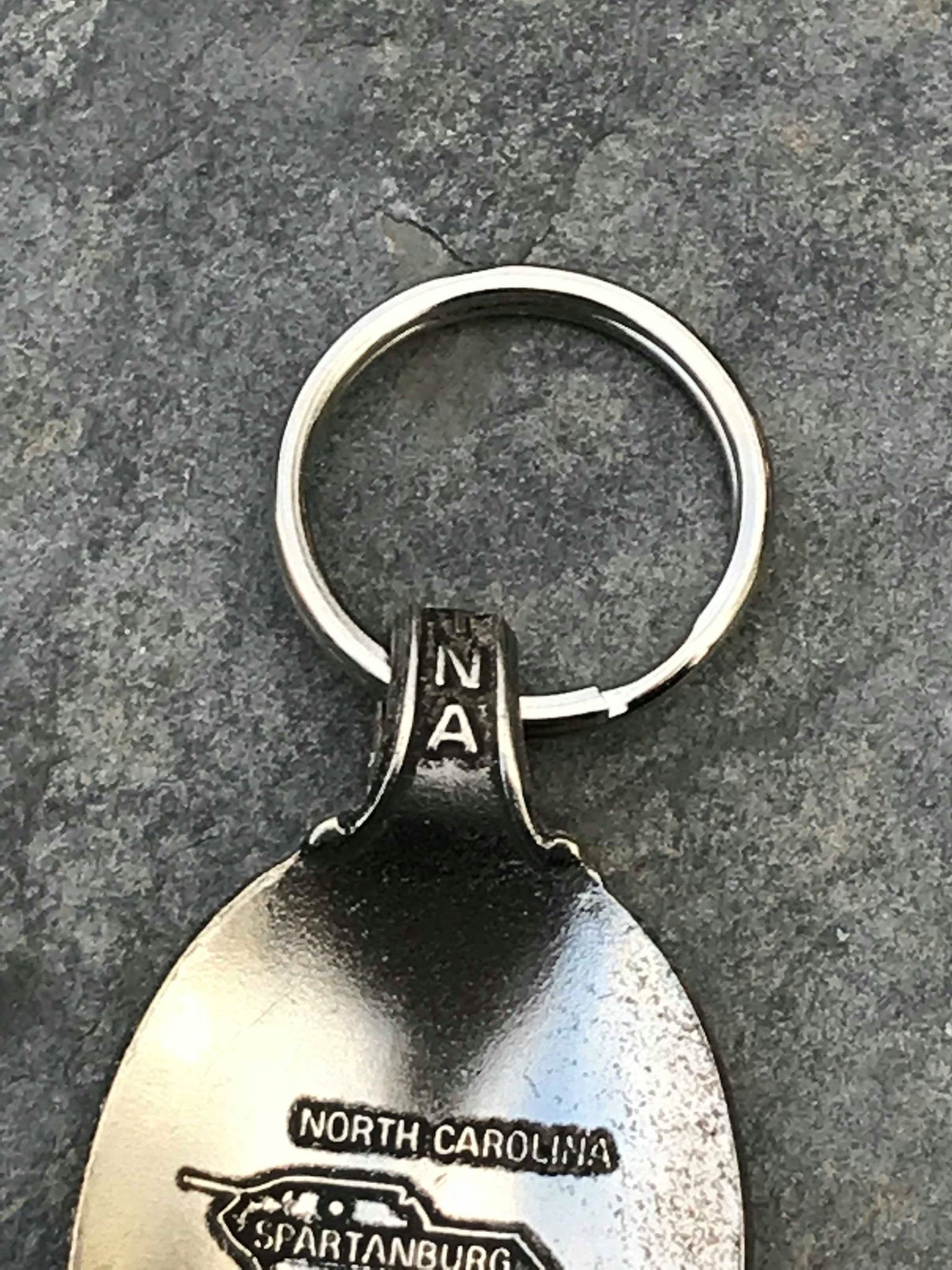 South Carolina Keychain, Souvenir Spoon Keychain, up Cycle Recycle ...