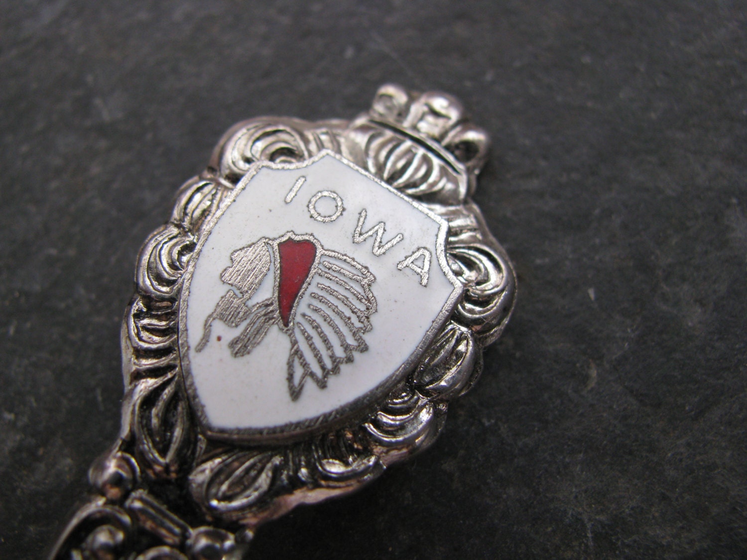 Iowa Keychain; Souvenir Spoon Keychain; up Cycle; - Etsy