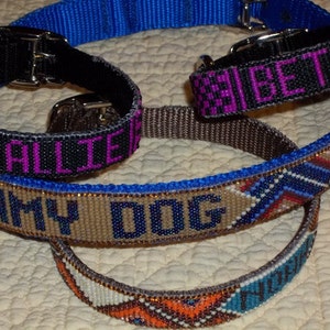 Beaded Dog Collars - Etsy