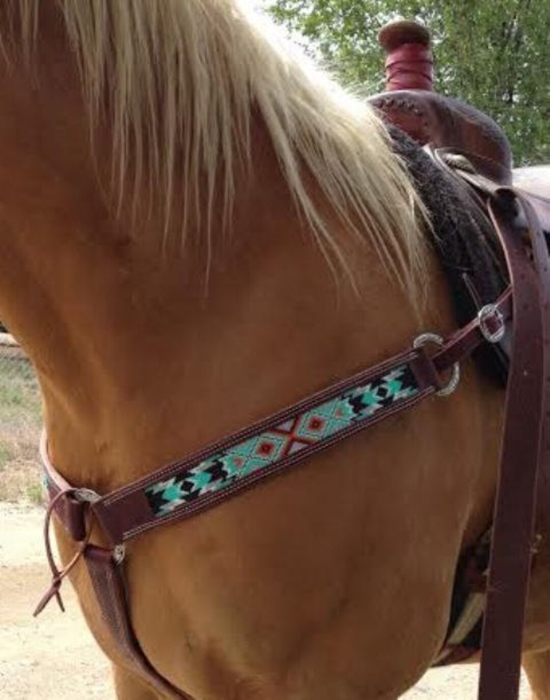 Handmade Breast Collar Withbeaded Inset - Etsy