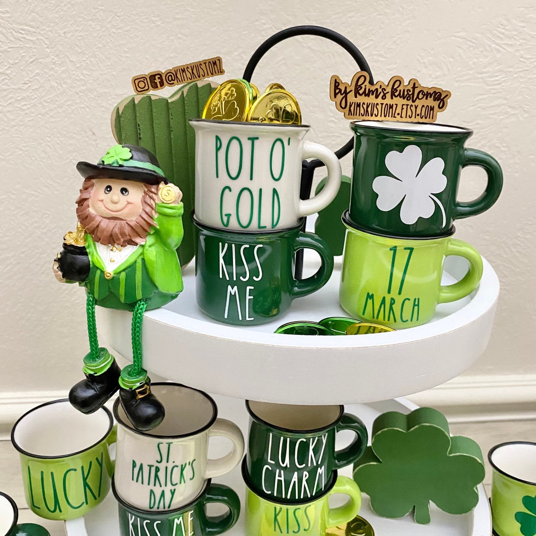St. Patrick’s Day Mini Mugs 2.4oz | Customized Mini Mugs | Espresso ...