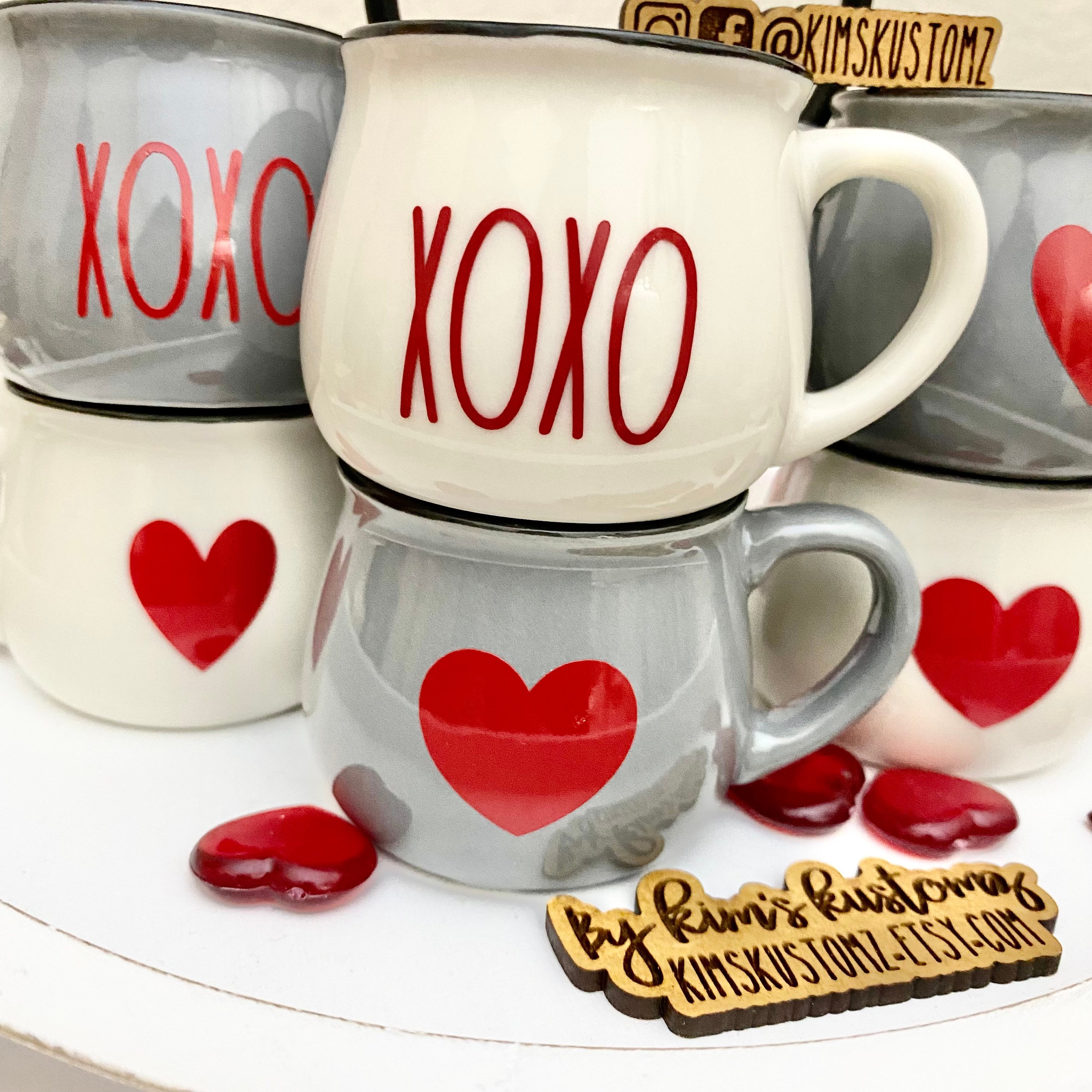 Valentines Day MINI Potbelly Mugs Mini Mugs Customized | Etsy