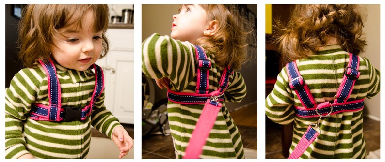 Child Harness. Baby & Toddler Harness Lead. Cotton Webbing - Etsy
