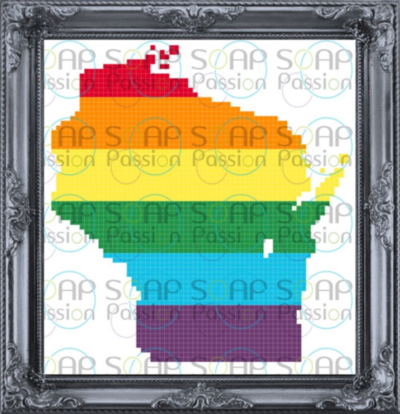 Rainbow Wisconsin - PDF Digital Download - Etsy