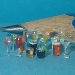Drinks, 1/48th Scale - Etsy
