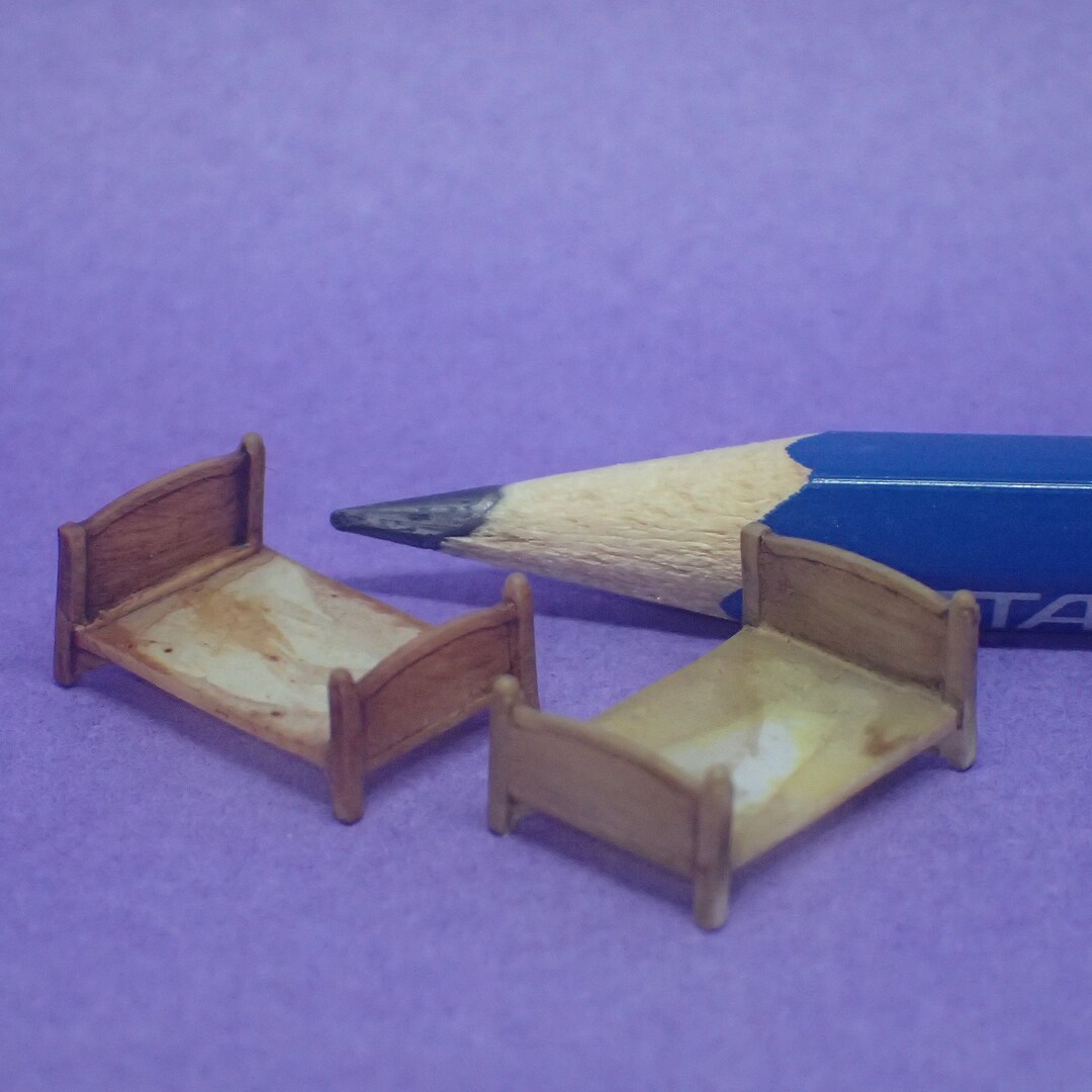 Micro-mini Double Bed Frame, 1/144th Scale - Etsy