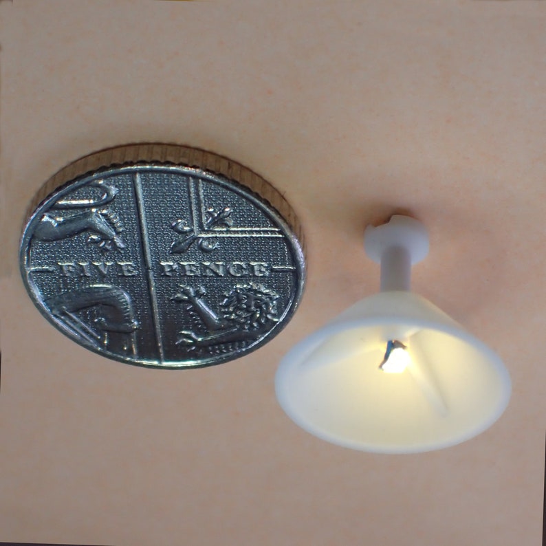 Cone Pendant Lamp, 1/24th Scale - Etsy