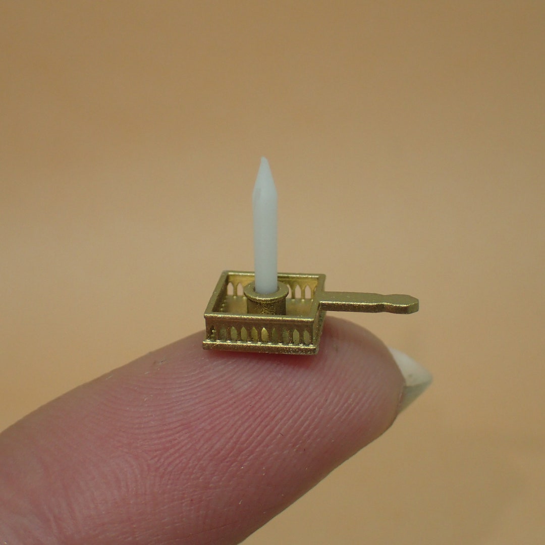 Square Chamber Candlestick, 1/24th Scale - Etsy