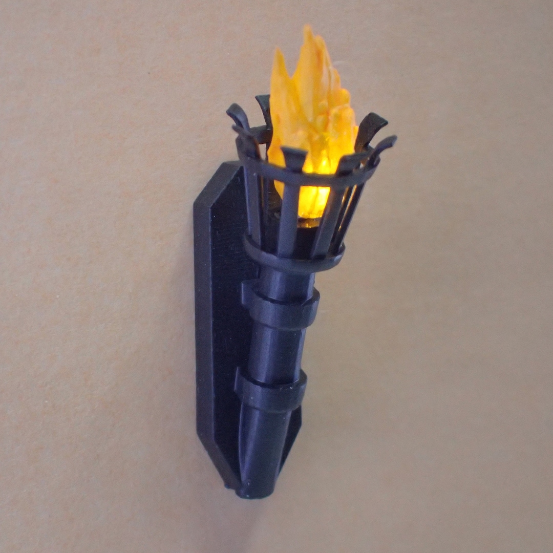 Medieval Wall Torch, 1/24th Scale - Etsy