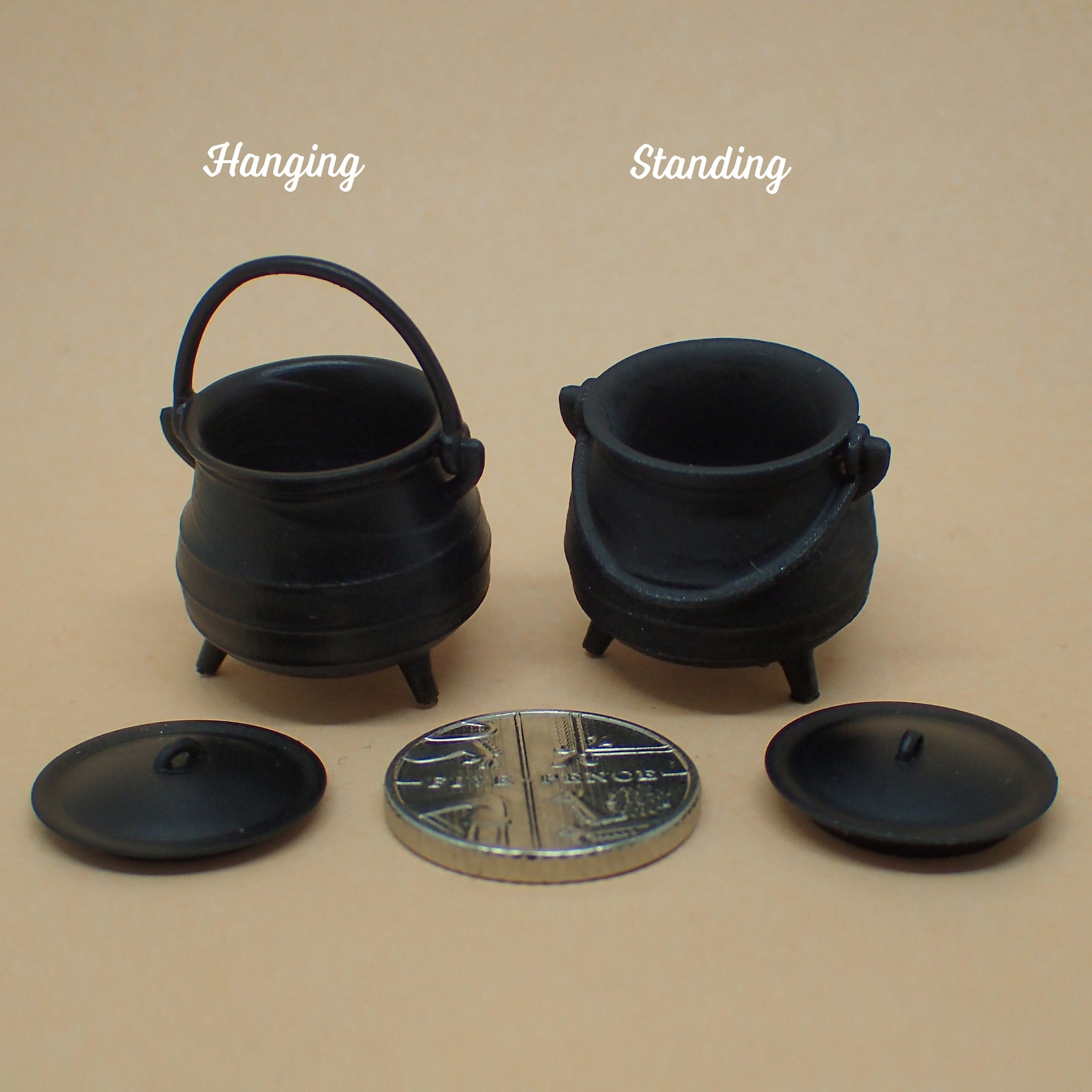 Cauldron With Lid 1/24th Scale - Etsy