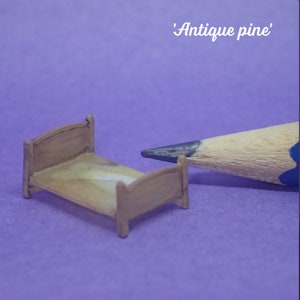 Micro-mini Double Bed Frame, 1/144th Scale - Etsy
