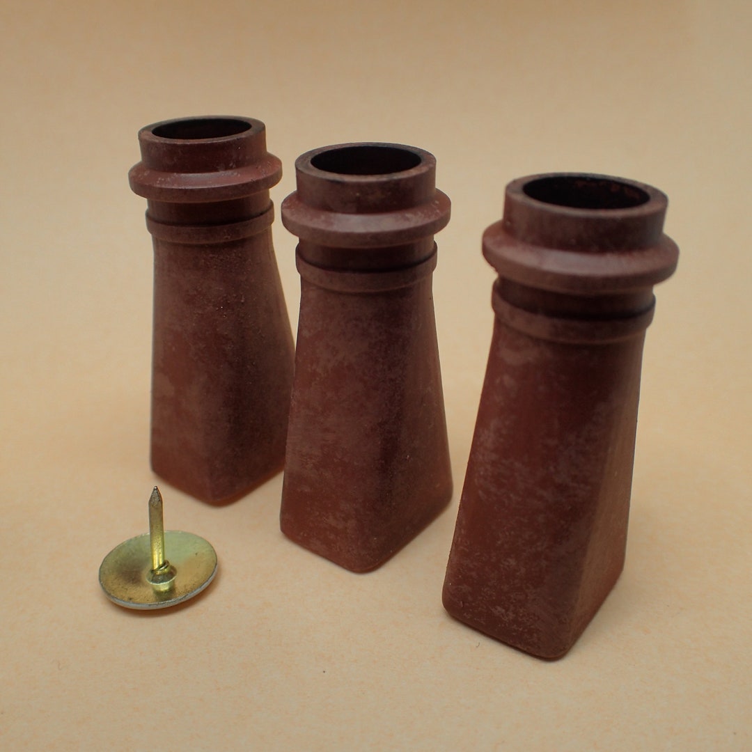 Set of 3 Miniature Chimney Pots, "kensington" Style, 1/24th Scale - Etsy
