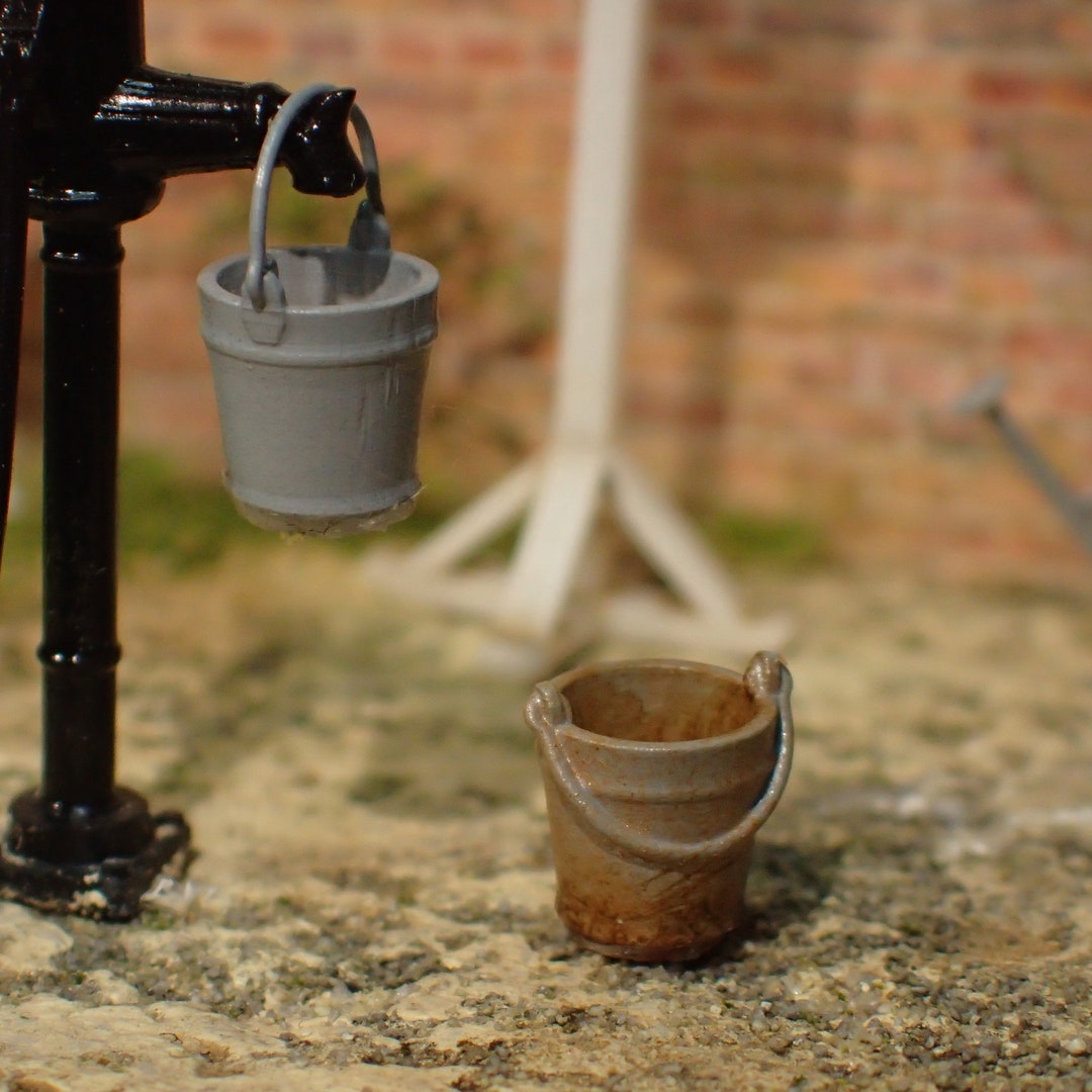 Old 'metal' Bucket, 1/48th Scale - Etsy