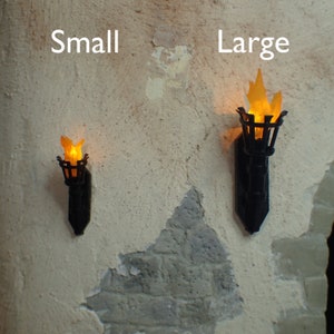 Medieval Wall Torch, 1/48th Scale - Etsy