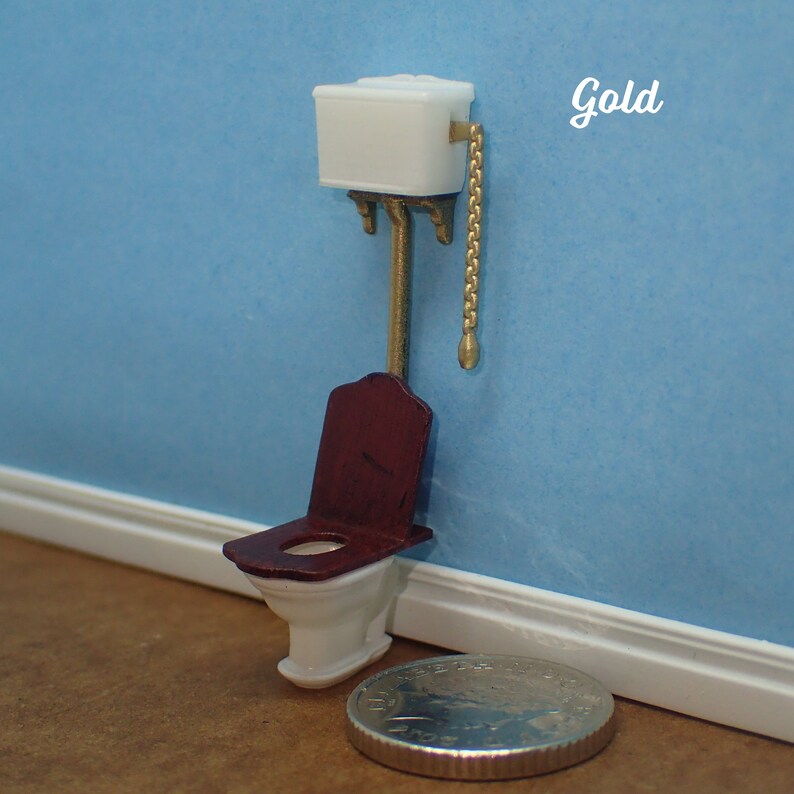 Traditional High Cistern Toilet, 1/48th Scale - Etsy