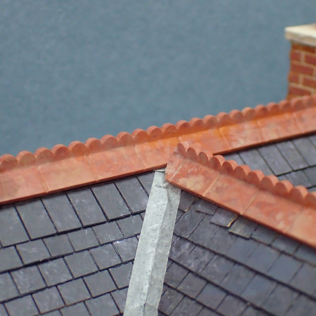 Scalloped Style Roof Ridge Tiles, 1/48th Scale - Etsy