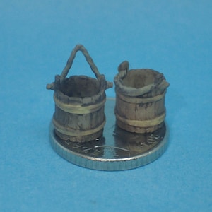 Old "wooden" Bucket, 1/48th Scale - Etsy