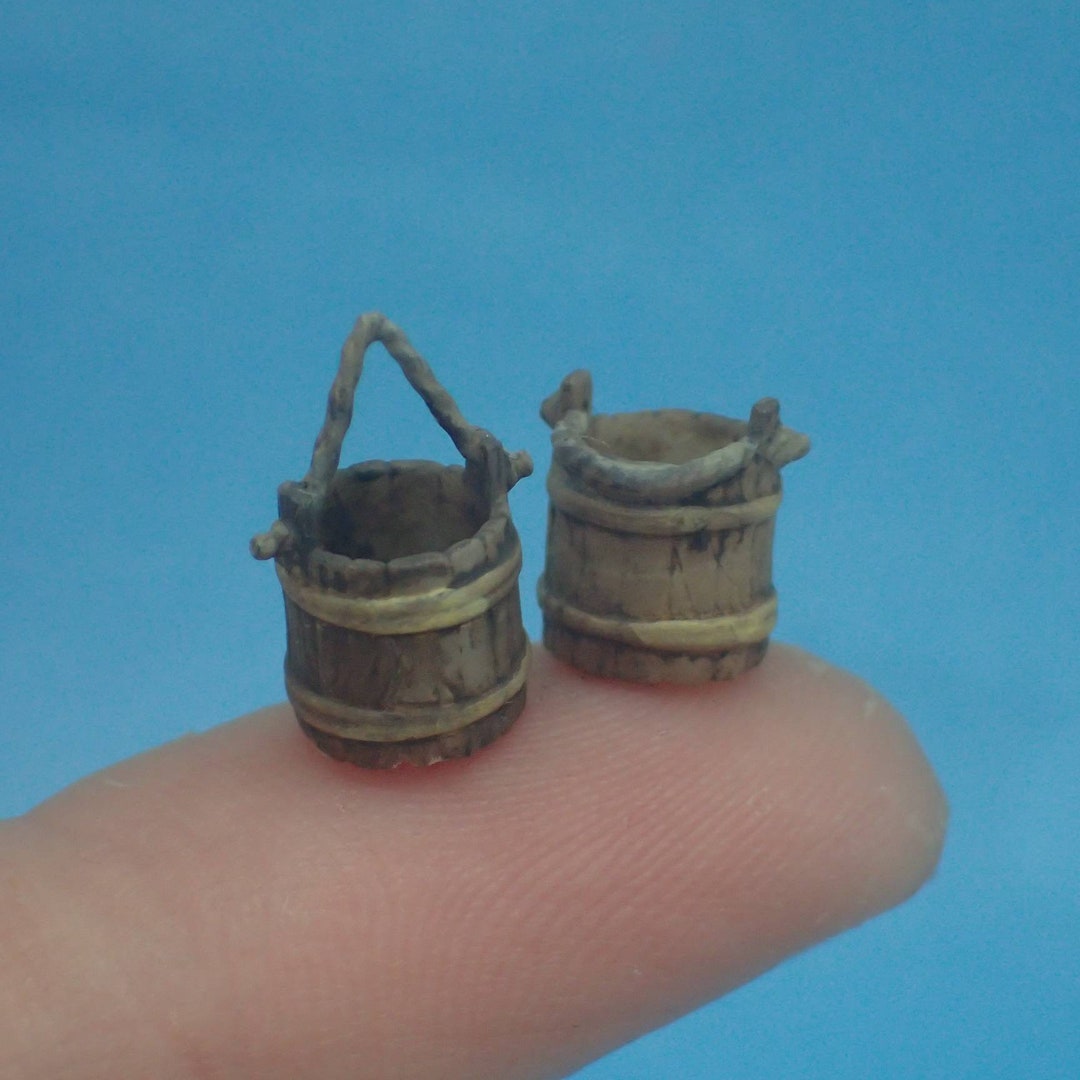 Old "wooden" Bucket, 1/48th Scale - Etsy