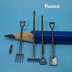 Set of Garden Tools, 1/48th Scale - Etsy