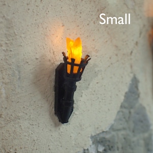 Medieval Wall Torch, 1/48th Scale - Etsy