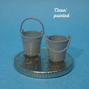Old 'metal' Bucket, 1/48th Scale - Etsy