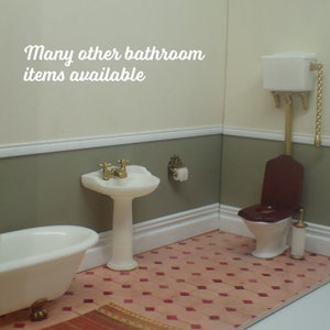 Traditional High Cistern Toilet KIT, 1/24th Scale - Etsy