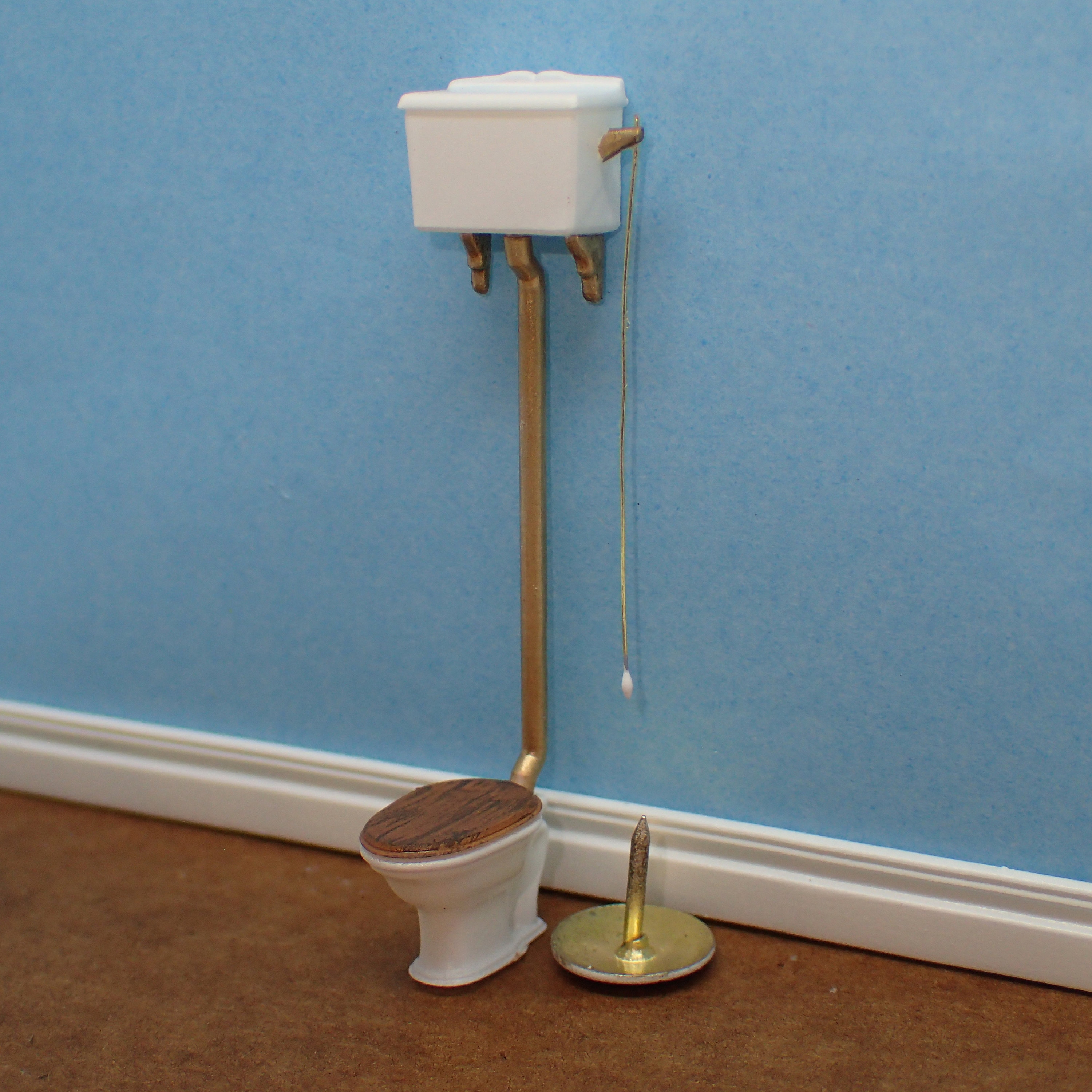 Traditional High Cistern Toilet 1/48th Scale | Etsy
