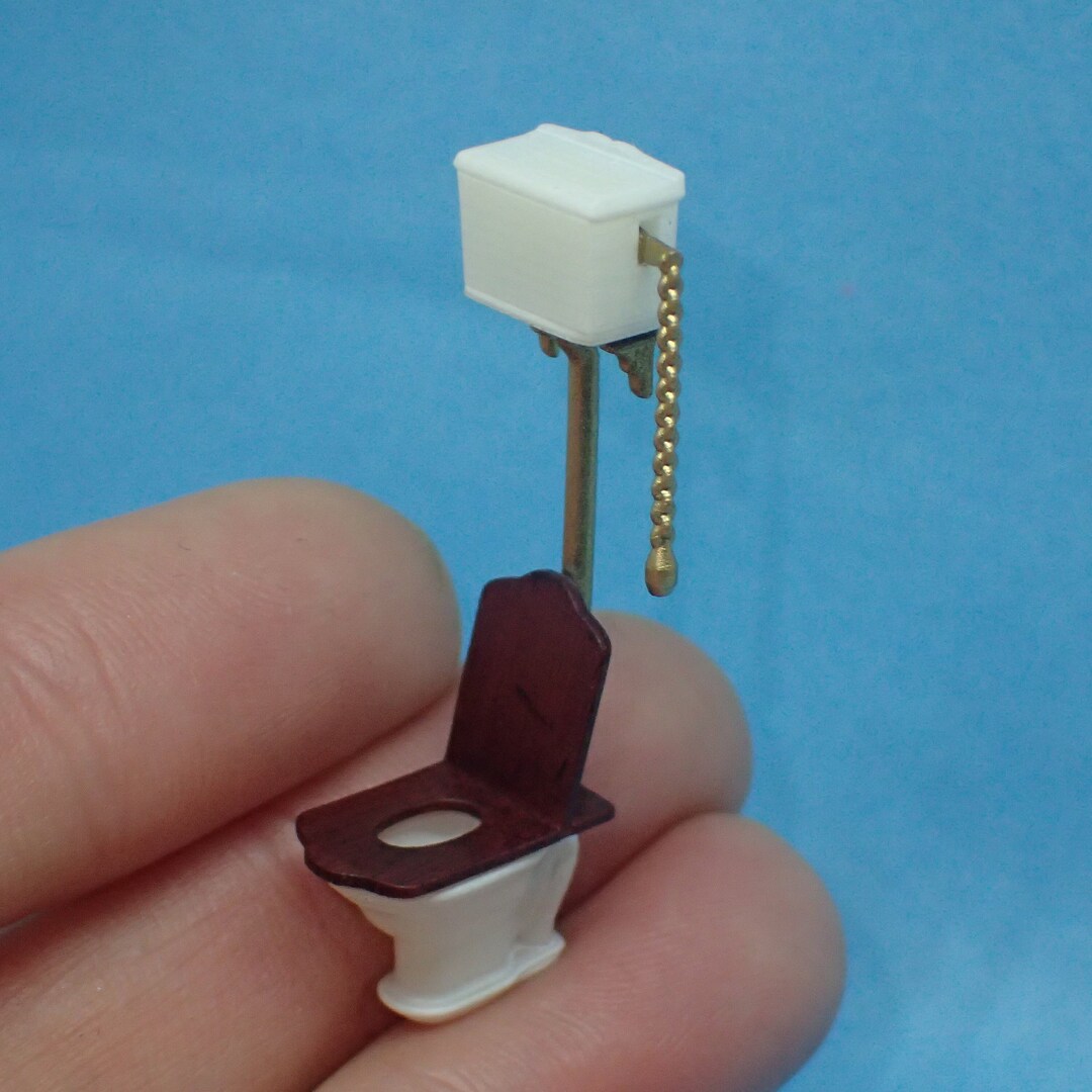 Traditional High Cistern Toilet, 1/48th Scale - Etsy