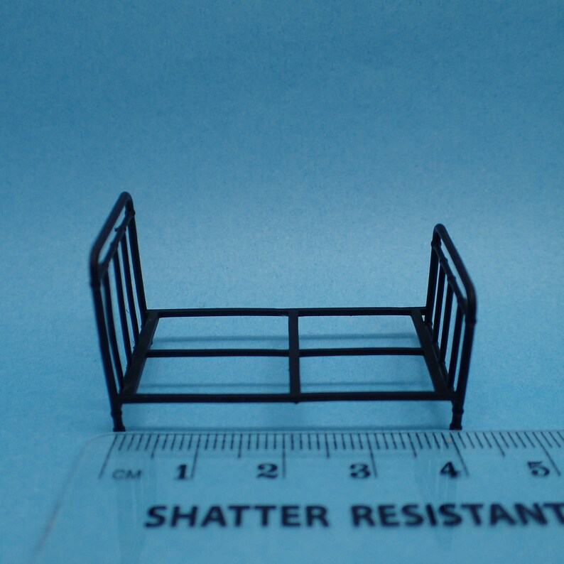 Cast Iron Style Single Bed, 1/48th Scale - Etsy