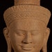 Antique Bakheng Style Khmer Stone Shiva Head Statue - the Destroyer ...