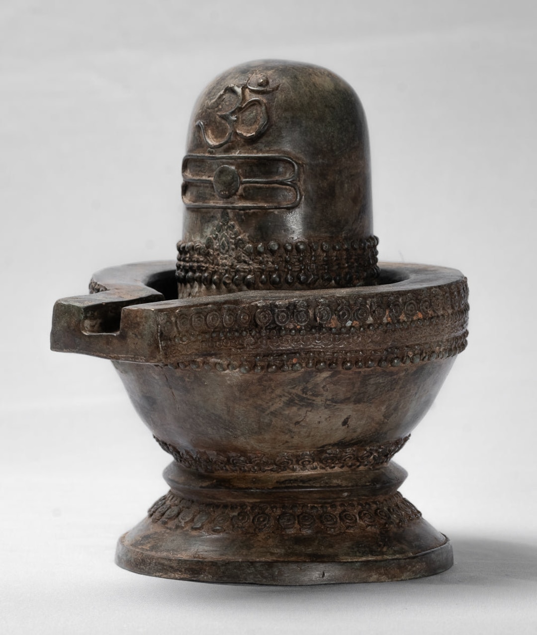 Linga Antique Indian Style South Asia Bronze Shiva Linga / Lingnum ...