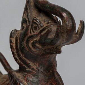 Antique Burmese Style Bronze Standing Chinthe Guardian Temple Lions - 11.5cm/5" (pair) - Etsy