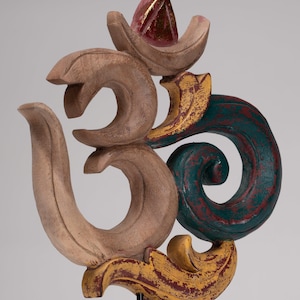 Om Statue - Mounted Indonesian Wood Om Statue - 29cm(12") - Etsy