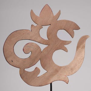 Om Statue - Mounted Indonesian Wood Om Statue - 29cm(12") - Etsy