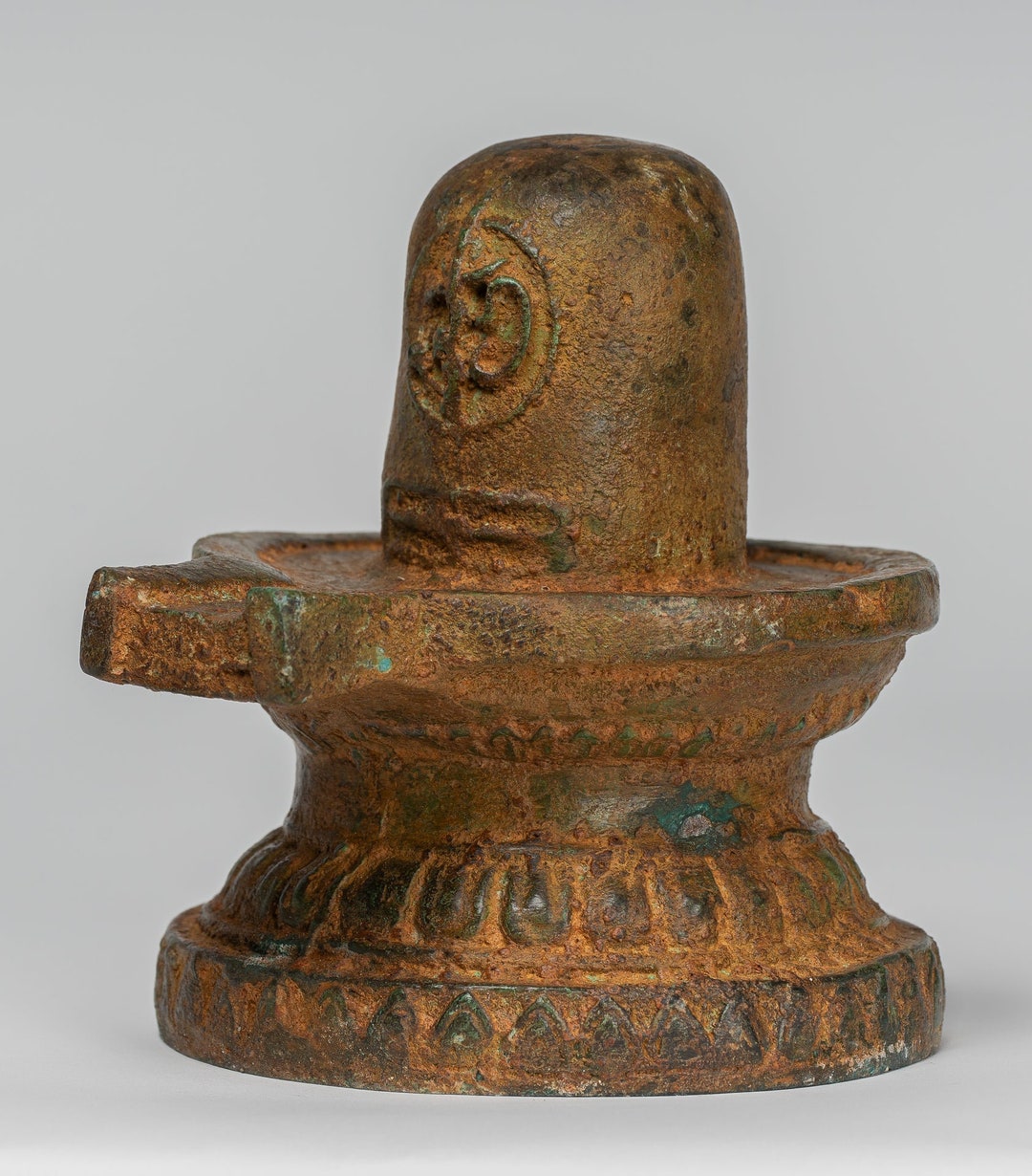 Linga - Antique Indian Style South Asia Bronze Shiva Linga / Lingnum ...