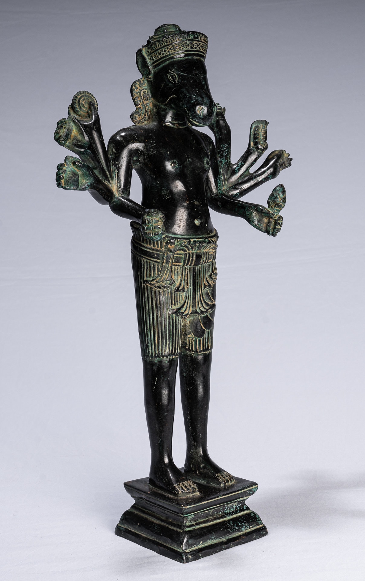 Kalkin Statue Antique Khmer Style Mounted Bronze Hayagriva - Etsy UK