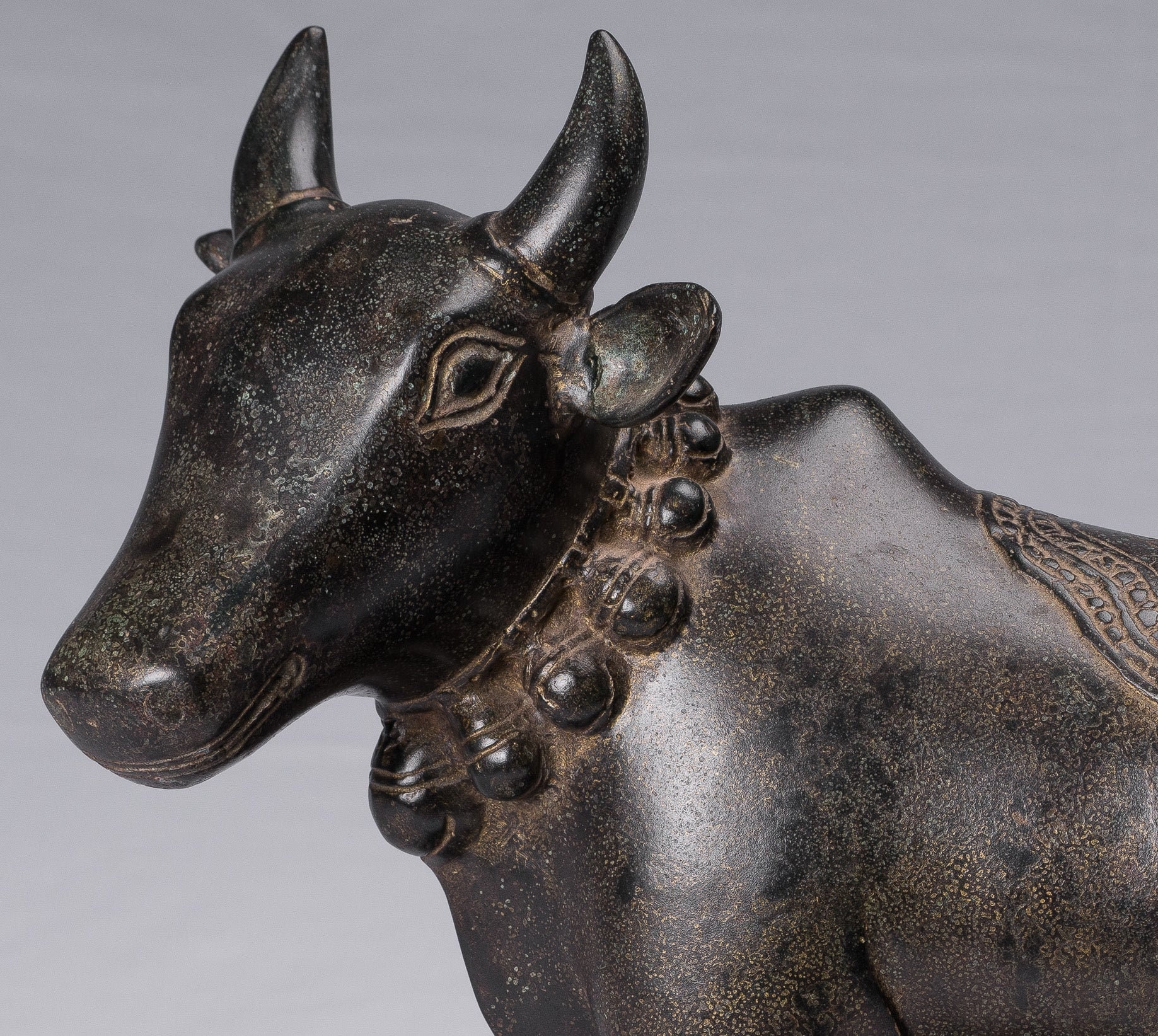 Antique Khmer Style Bronze Nandi Statue - Mount of Shiva - 36cm/14" - Etsy