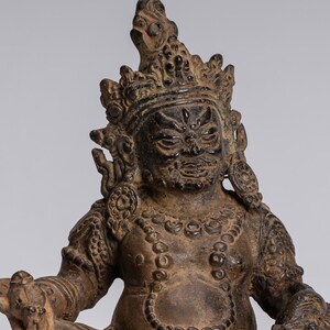 Jambhala Statue - Antique Java Majapahit Style Seated Jambhala Statue ...